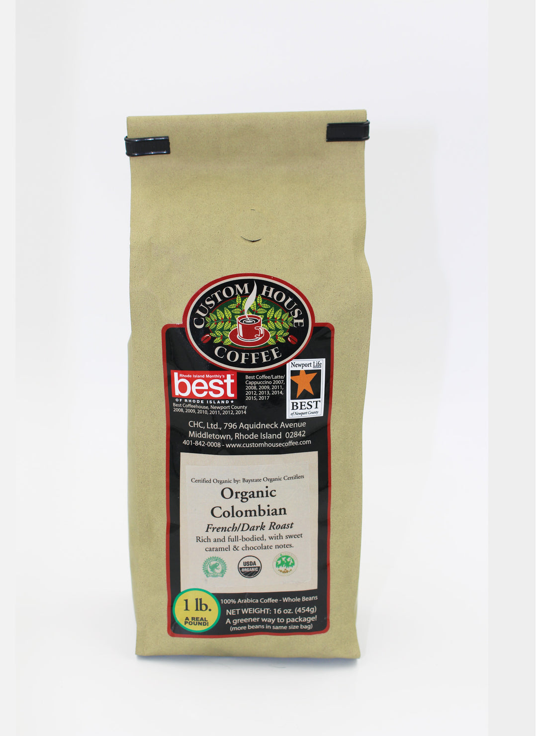 Organic Coffees – Custom House Coffee